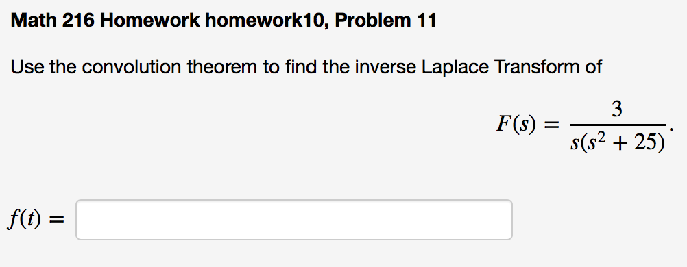 Solved Use the convolution theorem to find the inverse | Chegg.com