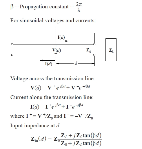 Solved The transmission line with impedance of following | Chegg.com