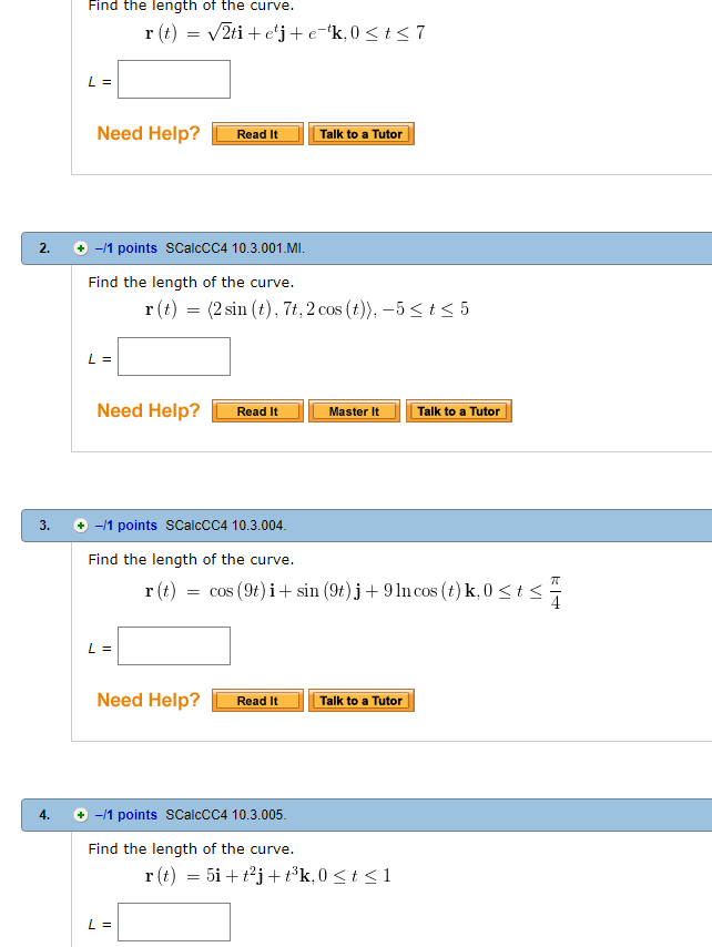 Solved Find the length of the curve. r(r) = Squareroot 2ti | Chegg.com