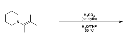 Solved H2SO4 (catalytic) H2O/THF 65 °C | Chegg.com
