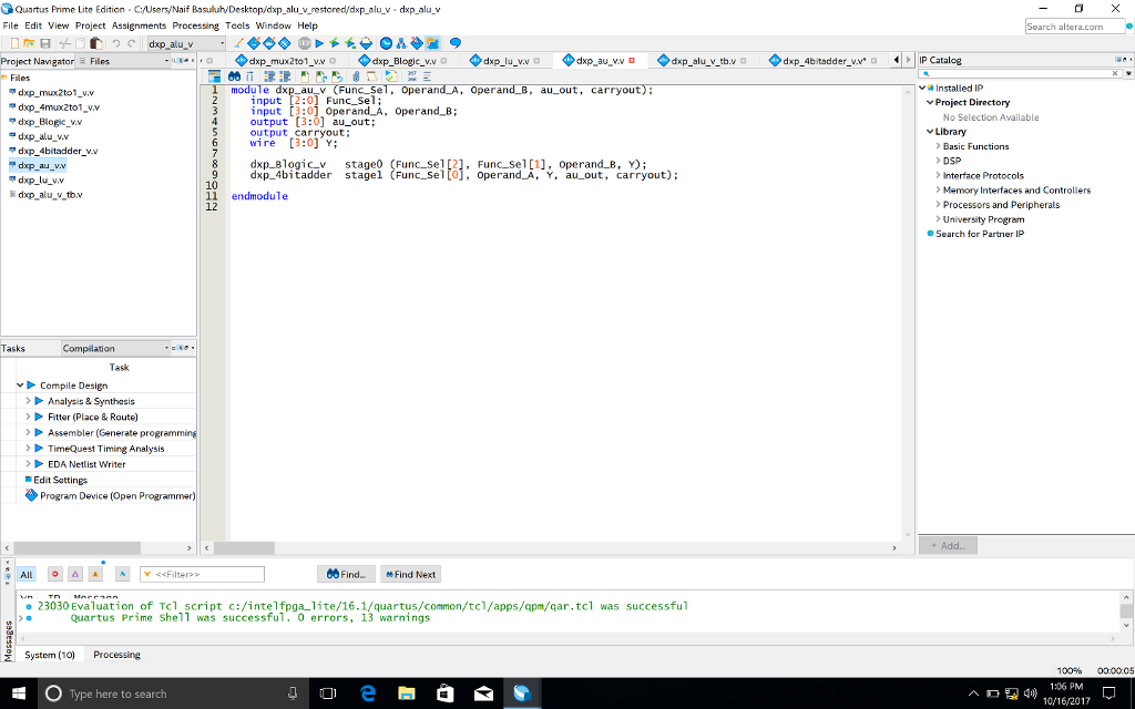 Part 1: In this part you will design and verify the | Chegg.com