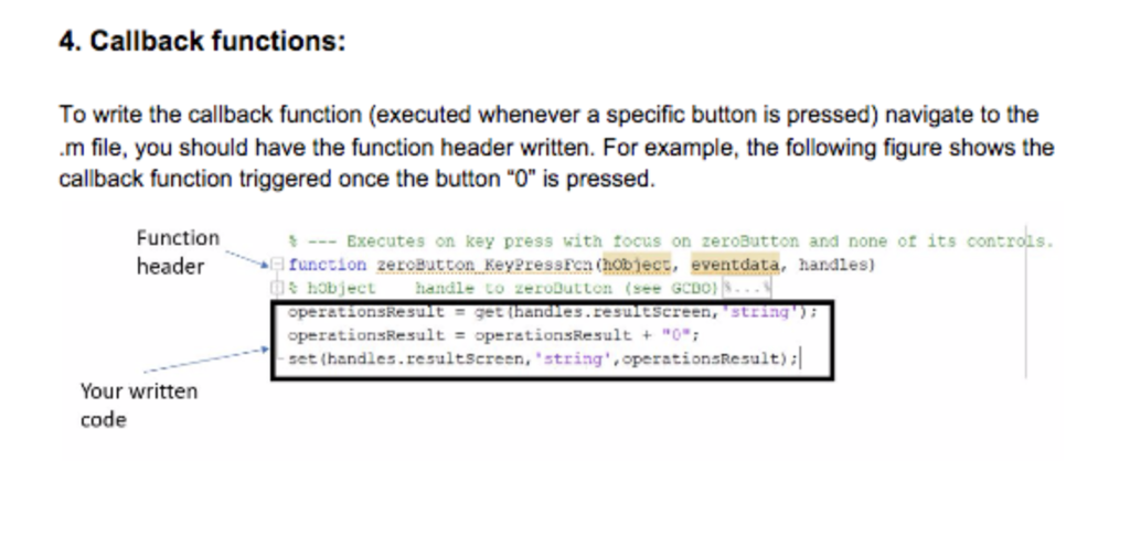 a) Design a GUI for a calculator and implement the | Chegg.com