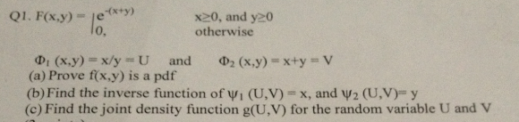 Solved Prove f(x,y) is a pdf Find the inverse function of | Chegg.com Solved Prove f(x,y) is a pdf Find the inverse function of | Chegg.com
