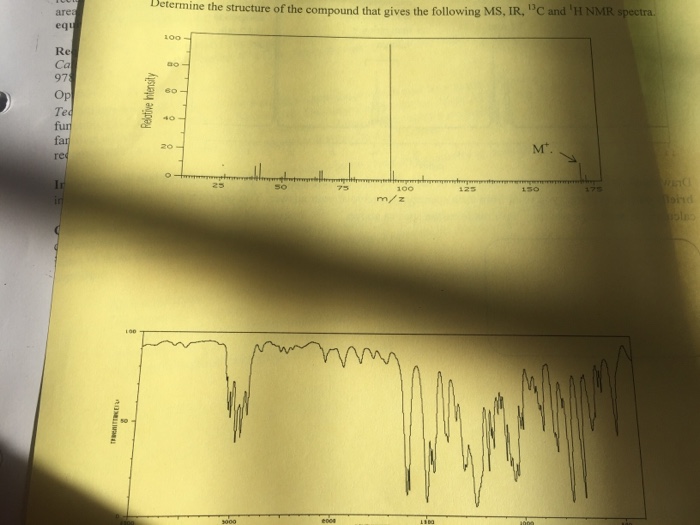 Solved area eqi Determine the structure of the compound that | Chegg.com