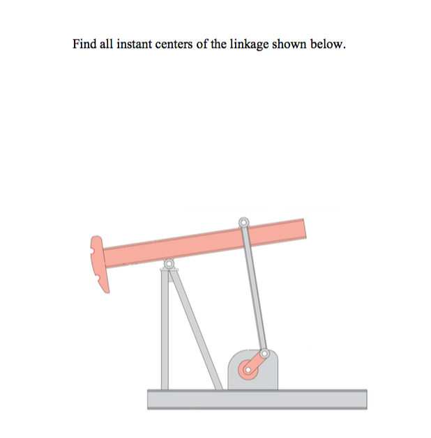 Solved Find all instant centers of the linkage shown below. | Chegg.com