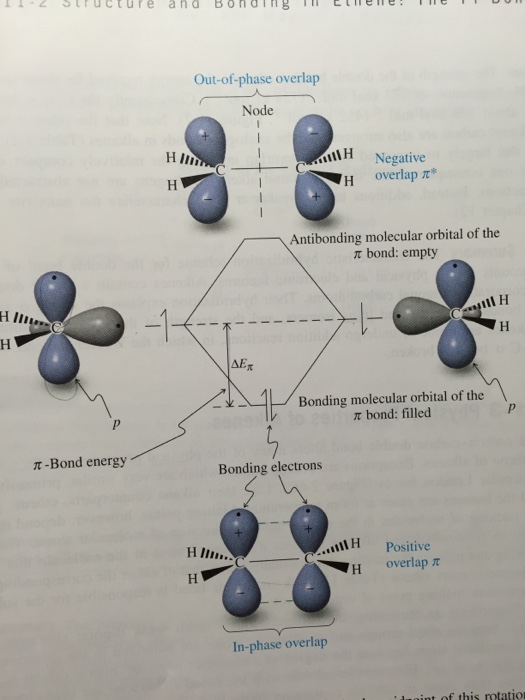 Solved Out-of-phase overlap Node Negative overlap σ* | Chegg.com