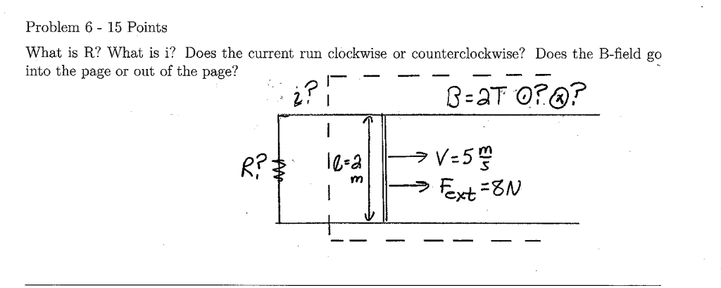 Solved What is R? What is i? Does the current run clockwise | Chegg.com