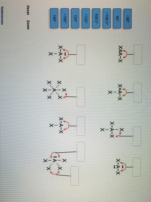 Solved label the bond angles in the structures given below | Chegg.com