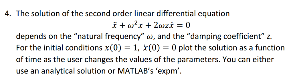 Solved MATLAB Programming Question Use MATLAB to create a | Chegg.com