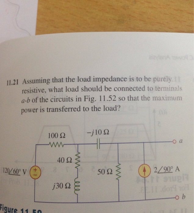 Solved Assuming that the load impedance is to be purely | Chegg.com