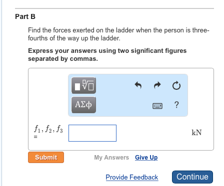 Solved Ladder physics question: | Chegg.com