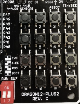 Need help writing C code for Dragon HCS12 board. Not | Chegg.com