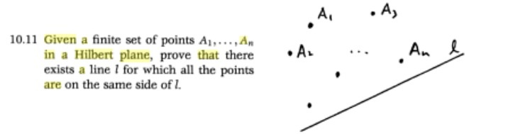 Given a finite set of points A1,...,An in a Hilbert | Chegg.com