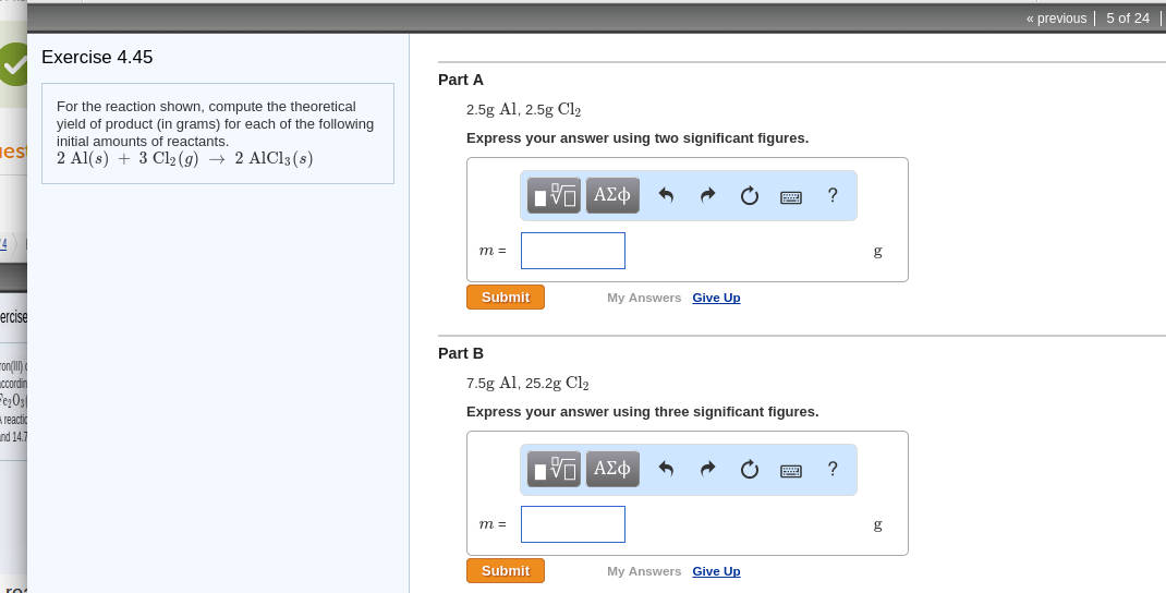 Solved For the reaction shown, compute the theoretical yield | Chegg.com