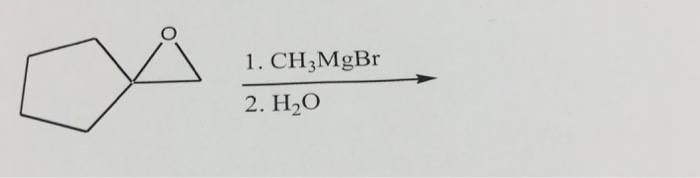 Solved 1. CH3MgBr 2. H2O | Chegg.com