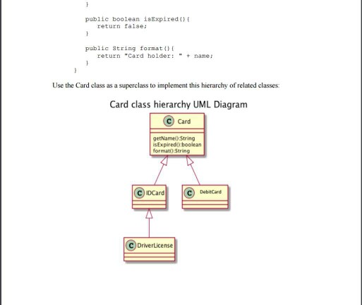 Solved Cmsc 255 Introduction To Programming Inheritance Lab