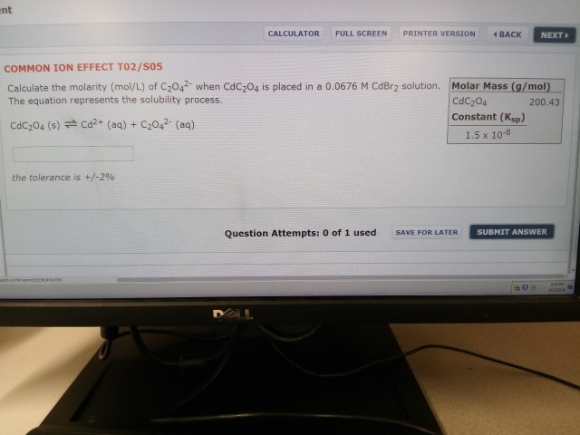 Solved nt CALCULATOR FULLSCREEN pRINTER VERSION BACK NEXT | Chegg.com