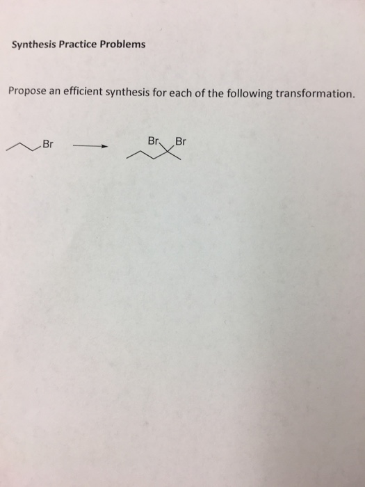 Solved Propose an efficient synthesis for each of the | Chegg.com