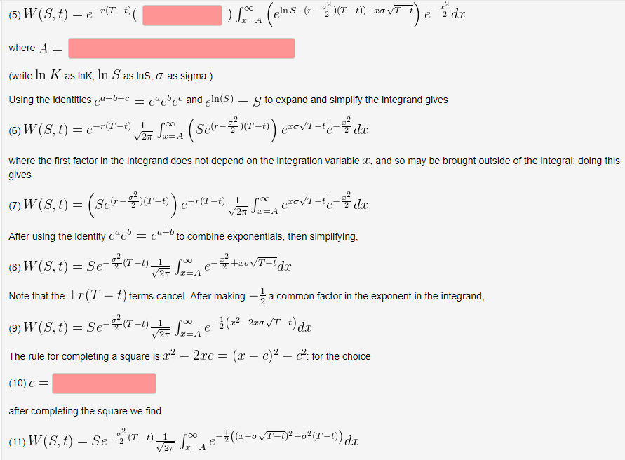 Solved P6 (1 pt) This problem finds the formula for an | Chegg.com