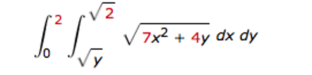 Solved Evaluate the double integral integral_0^2 | Chegg.com