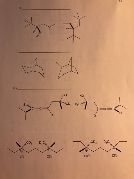 Solved Are these compounds the same compound, different | Chegg.com