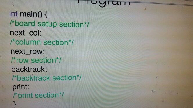 Solved . Complete 1D 8 Queens coding, and print out how many | Chegg.com
