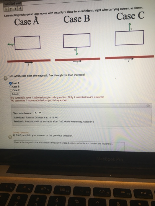 Solved conducting rectangular loop moves with velocity y | Chegg.com