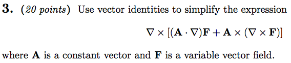 Solved Use vector identities to simplify the expression | Chegg.com