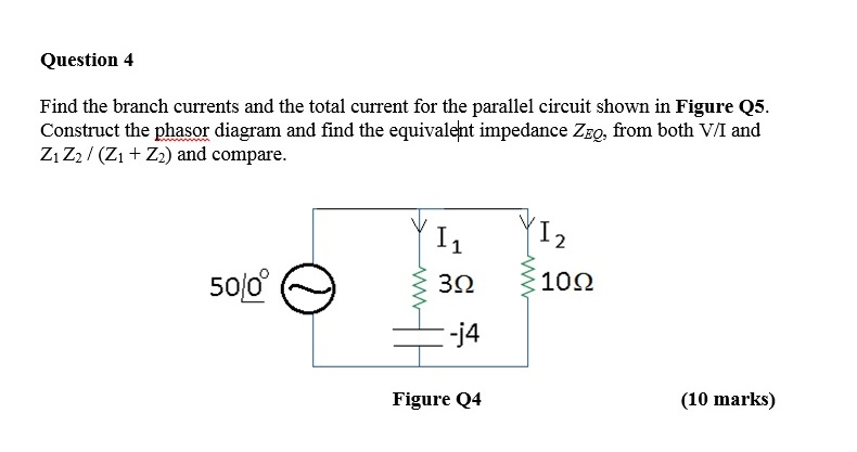Solved Find the branch currents and the total current for | Chegg.com