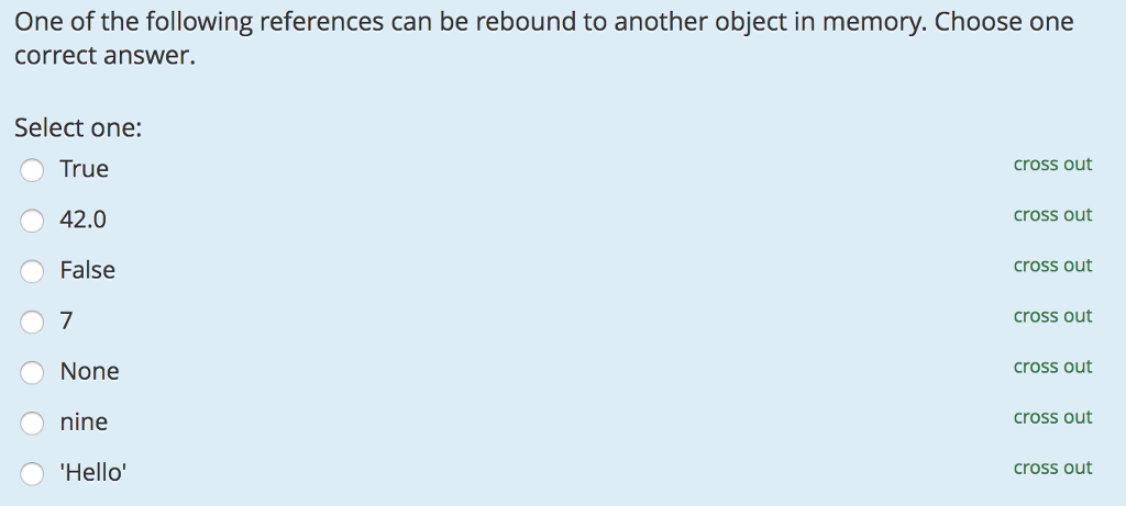 Solved Select true or false for each of the following | Chegg.com