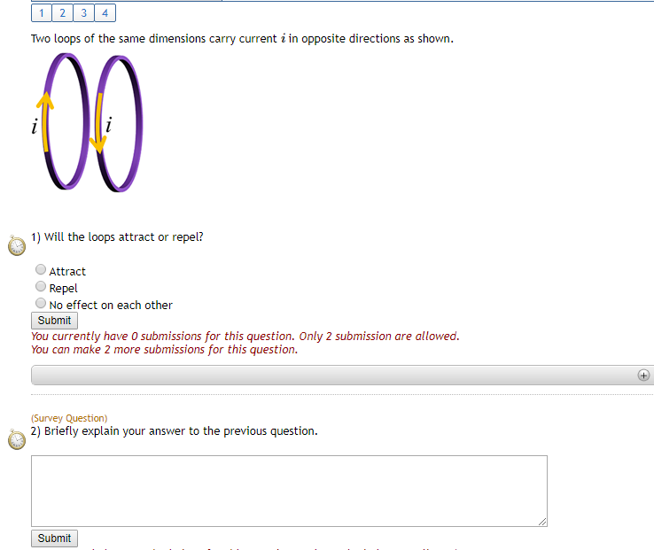 Solved 12 34 Two loops of the same dimensions carry current | Chegg.com