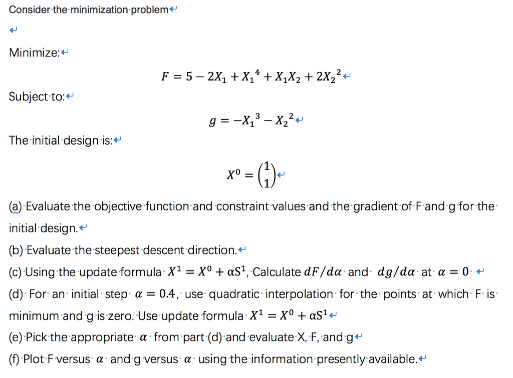 Solved Consider the minimization problem Minimize: F-5-2X1 + | Chegg.com