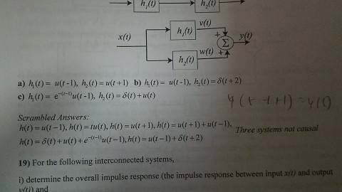 Solved 18) For the following intereonnected systems, i) | Chegg.com