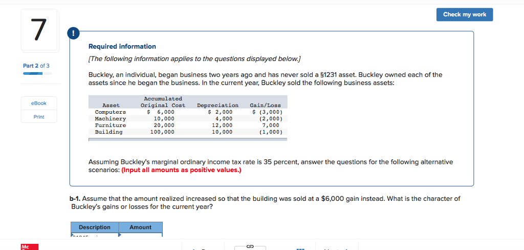 Solved Check my work 7 Required information [The following | Chegg.com