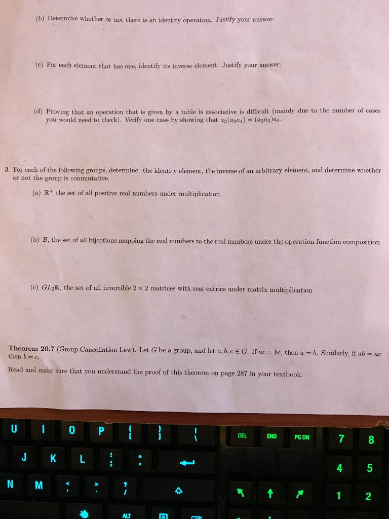 Solved For each of the following groups, determine: the | Chegg.com