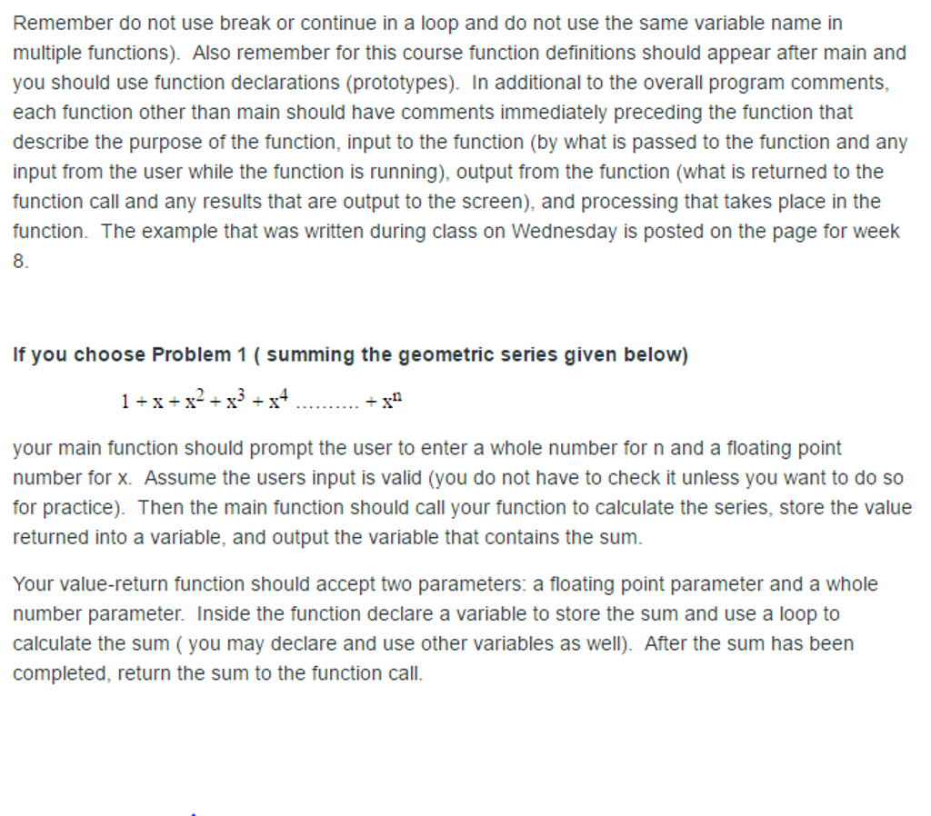 Solved Remember Do Not Use Break Or Continue In A Loop And 