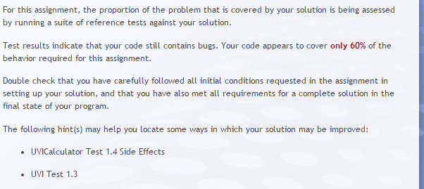 I have submitted code to webcat and have no idea what | Chegg.com
