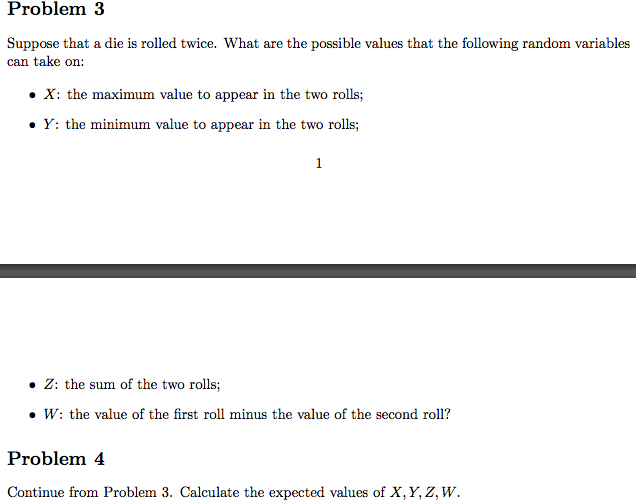 Solved Stochastic Models Class Questions 3 And 4 Needs To