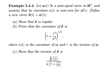 Let alpha(t) be a unit-speed curve in R^3, and assume | Chegg.com