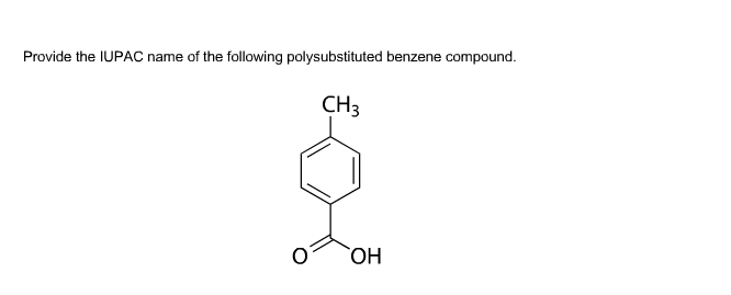 Solved Provide the IUPAC name of the following | Chegg.com