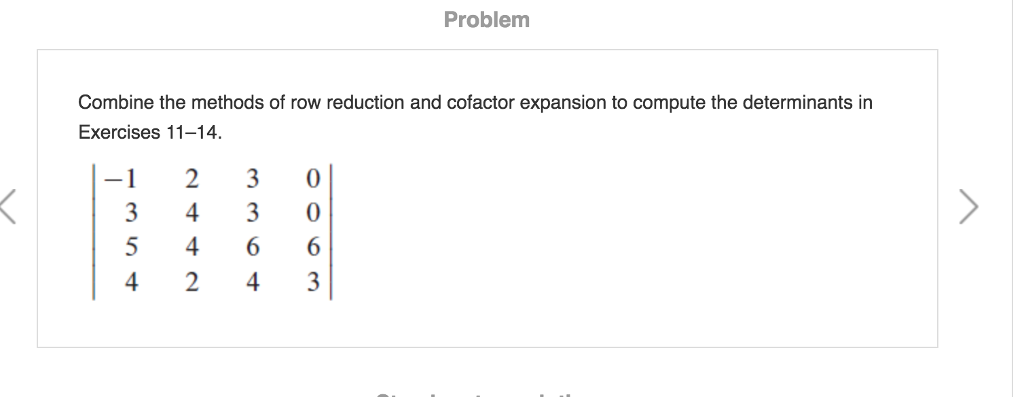 Solved Problem Combine the methods of row reduction and | Chegg.com
