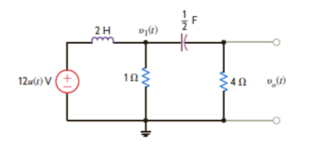 Solved Use Laplace transforms and nodal analysis to find | Chegg.com
