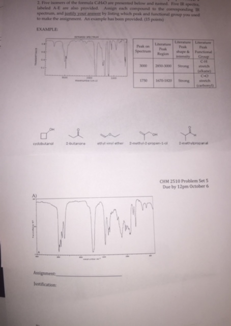 Solved 2. Five isomers of the formula CaO are peesented | Chegg.com