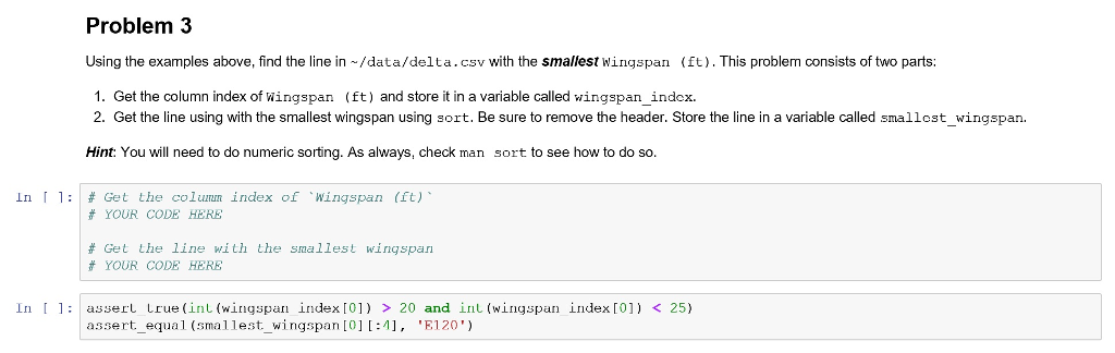 Problem 3 Using the examples above, find the line in | Chegg.com