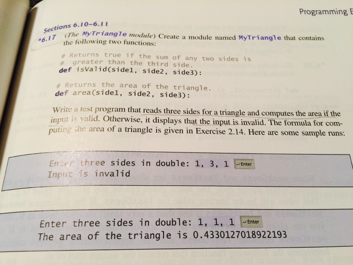 Python programming - the description is in the | Chegg.com