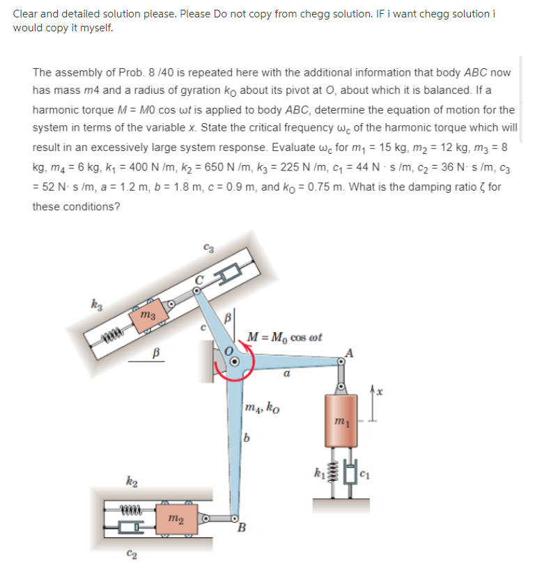 Solved Clear and detailed solution please. Please Do not | Chegg.com
