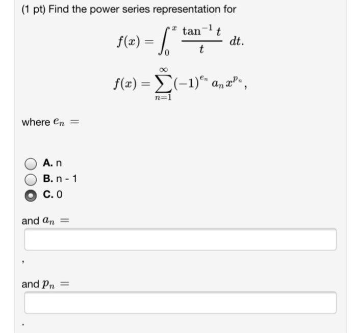 Solved Find the power series representation for f(x) = | Chegg.com