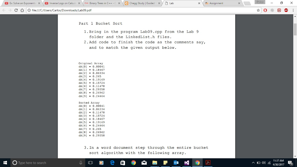 Solved I would like some assistance, included .cpp and | Chegg.com