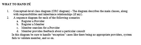 Solved Chocoholics Anonymous (ChocAn) is an organization | Chegg.com