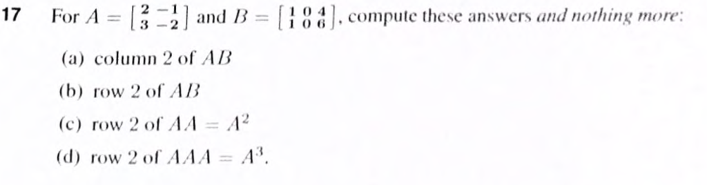 Solved For A-[2-2]and B二11].compute these answers and | Chegg.com